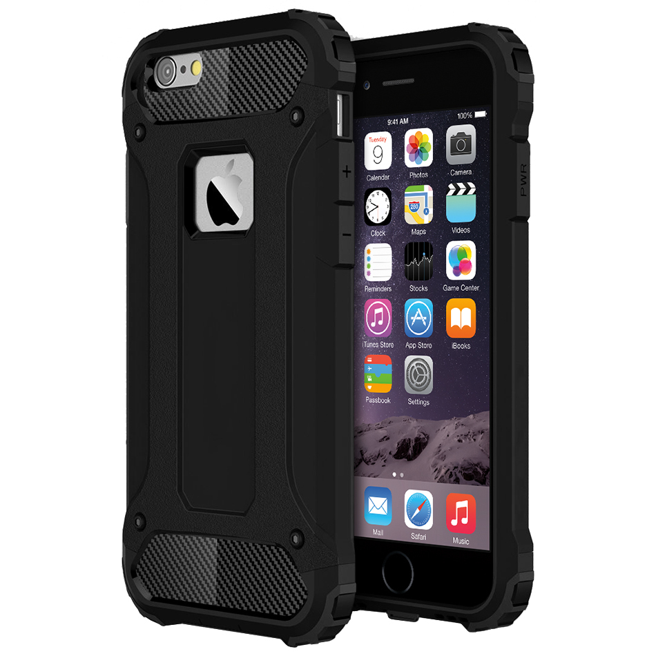 Military Defender Shockproof Case Apple Iphone 6s Black